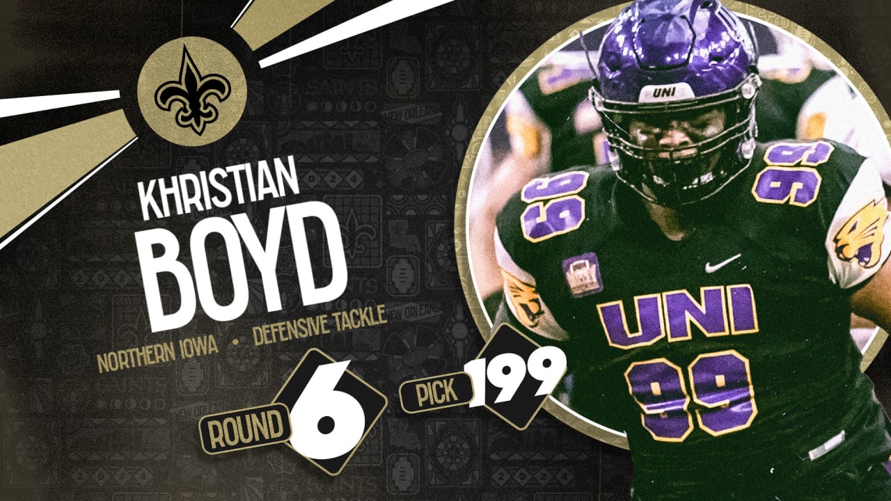 2024 NFL Draft: DT Khristian Boyd, Northern Iowa, Round 6, Pick 199 to ...