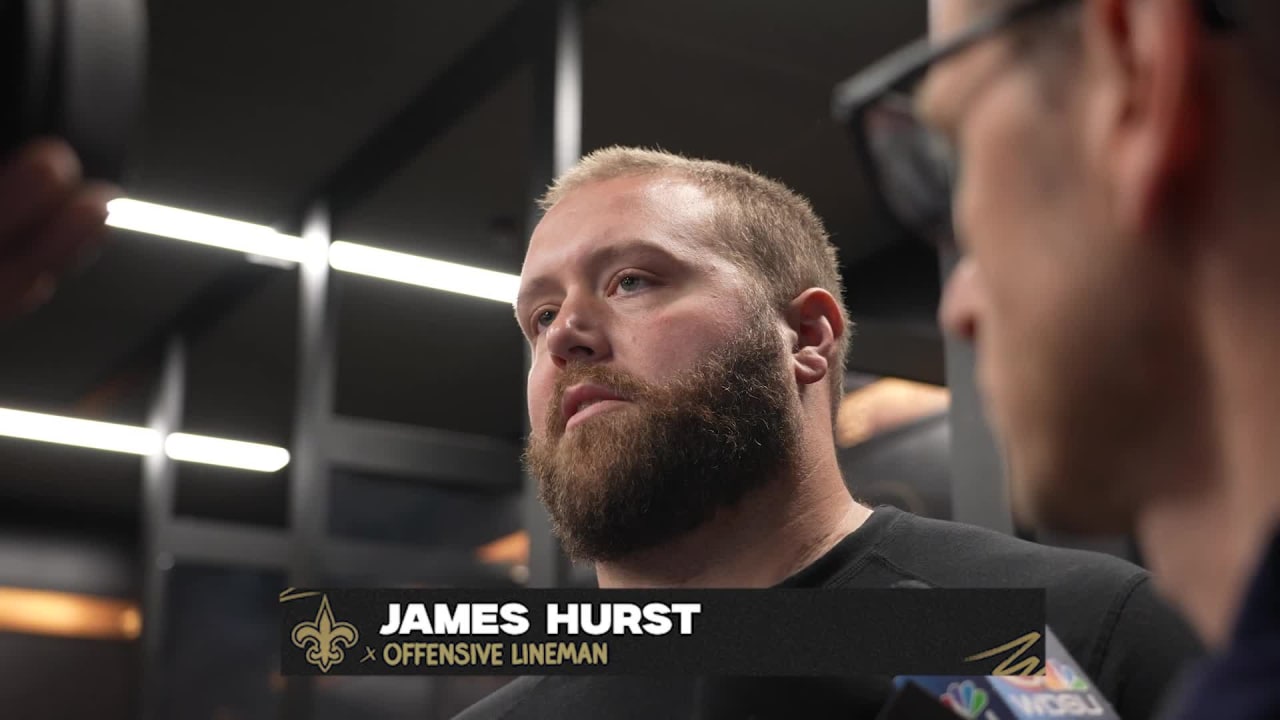 Saints OL James Hurst's End of Season Interview | 2023 NFL