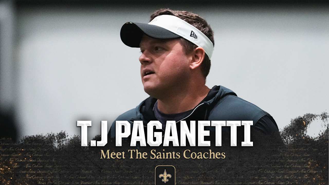 T.J. Paganetti | Meet the 2025 New Orleans Saints Coaches