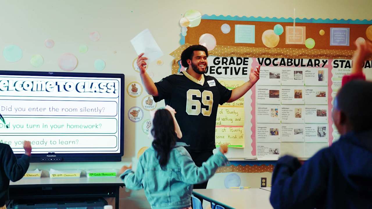 Barry Wesley helps students de-stress | Chevron Brain Breaks