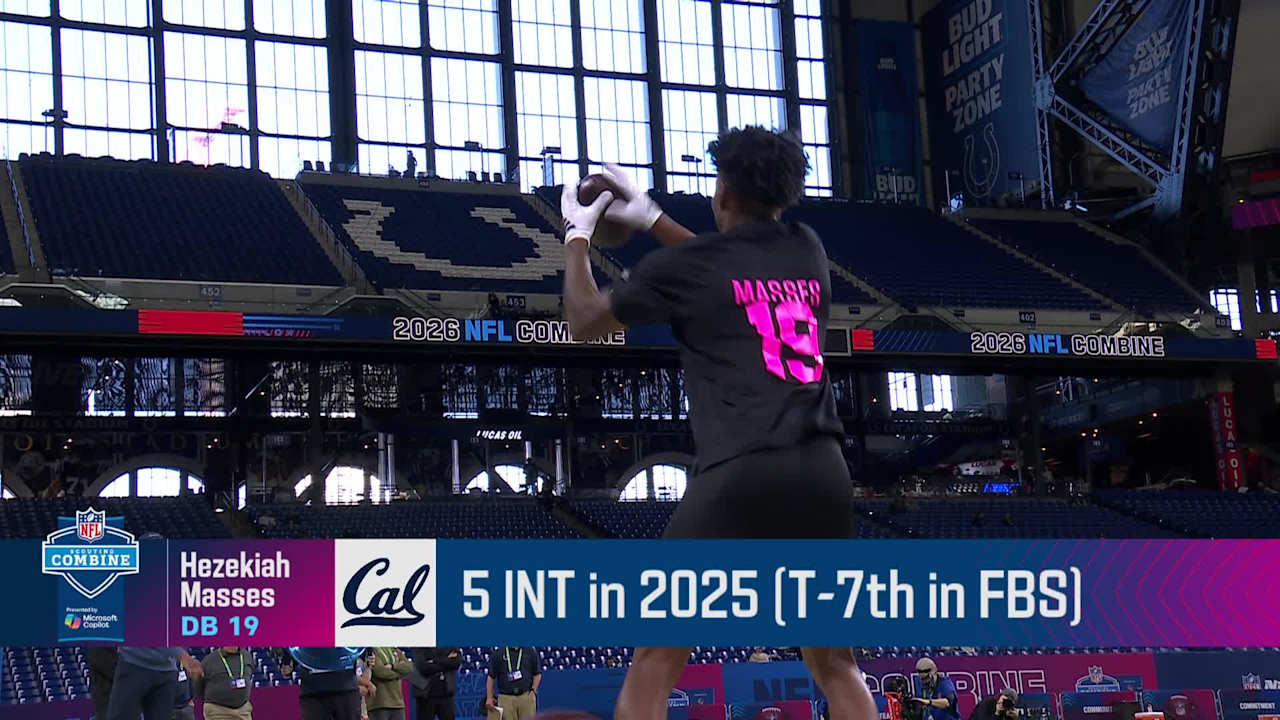Hezekiah Masses' 2026 NFL Scouting Combine Workout