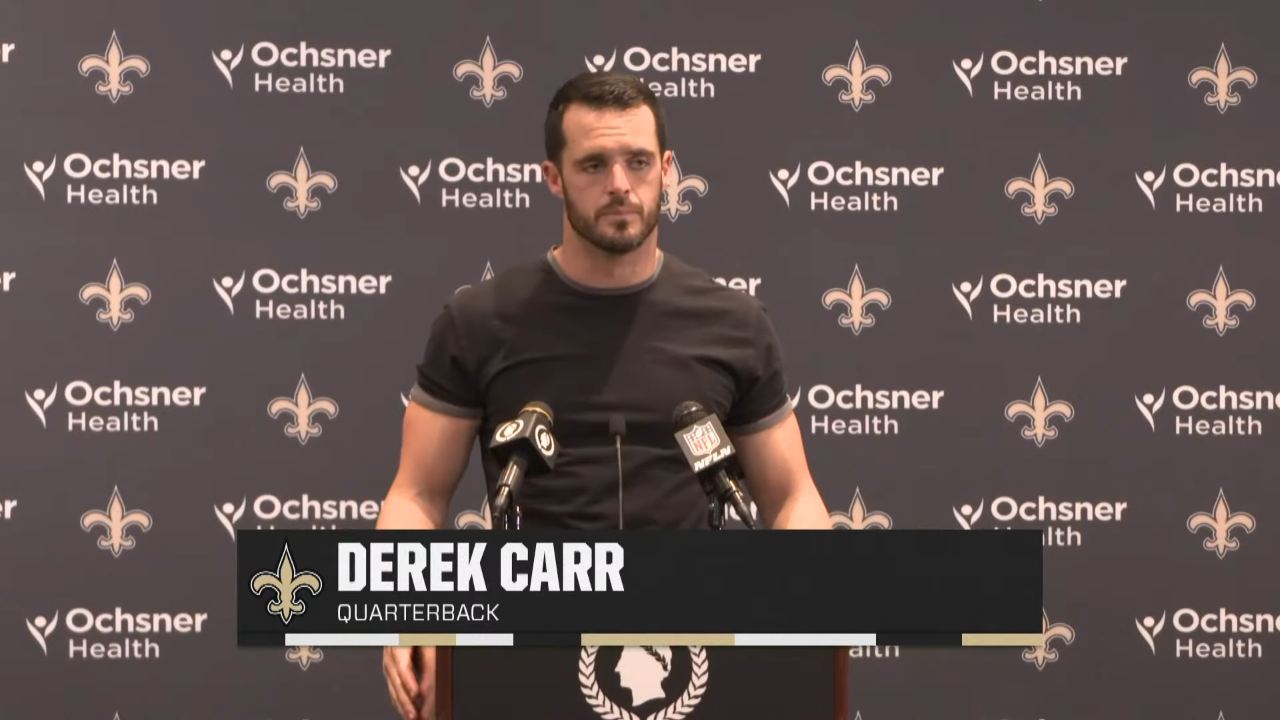 Saints QB Derek Carr talks tough Week 3 loss to Eagles