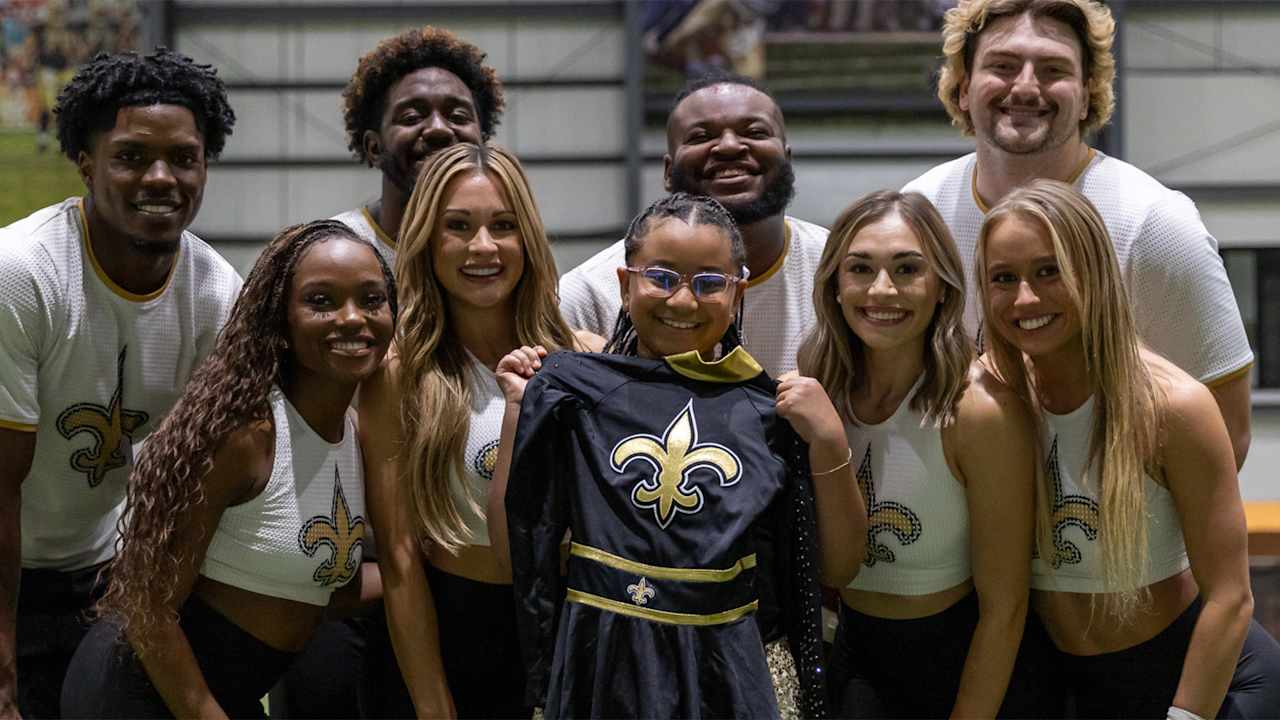 Recap: Miana's Dream with Saints Cheer Krewe | New Orleans Saints