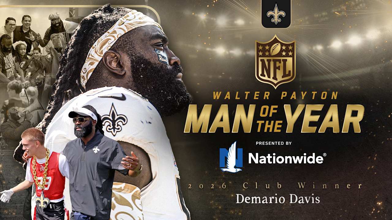 Demario Davis | Saints 2025 Walter Payton Man of the Year