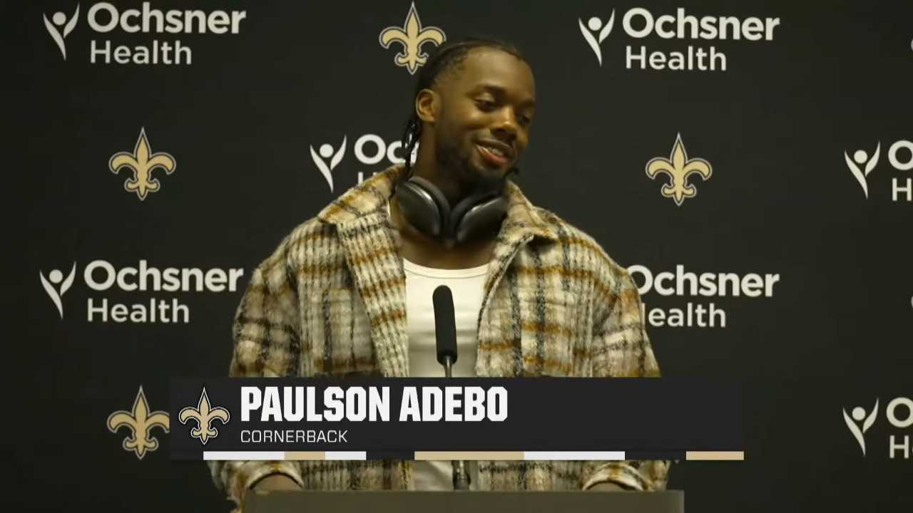 Paulson Adebo talks huge return on INT | Saints-Cowboys Postgame