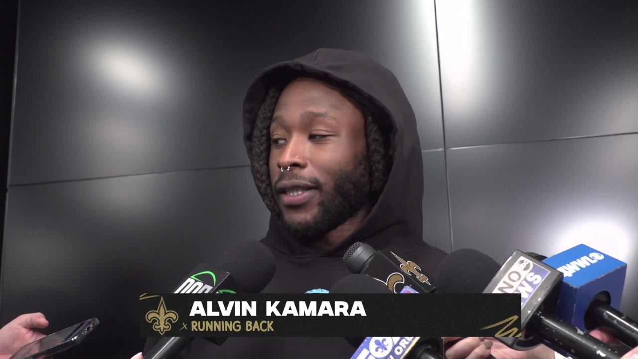 Week 12: Saints RB Alvin Kamara on bye week break, familiarity with Falcons