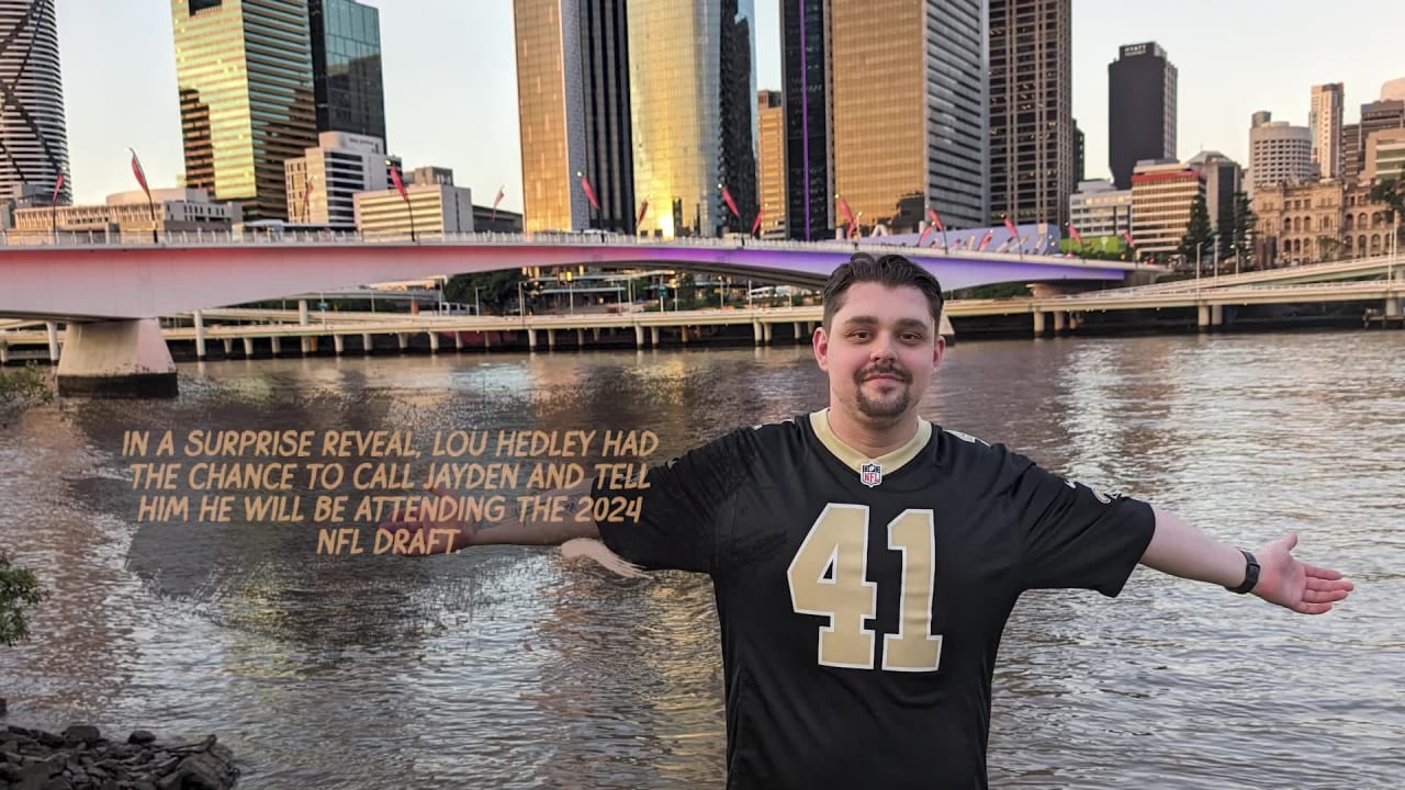 Saints International Fan of the Year surprised with 2024 NFL Draft trip