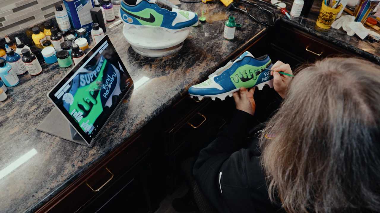 Recap: Artist shares design process for J.T. Gray My Cause, My Cleats ...