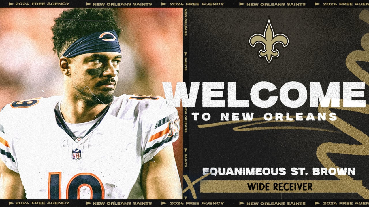 2024 NFL Free Agency: Saints, WR Equanimeous St. Brown agrees to terms