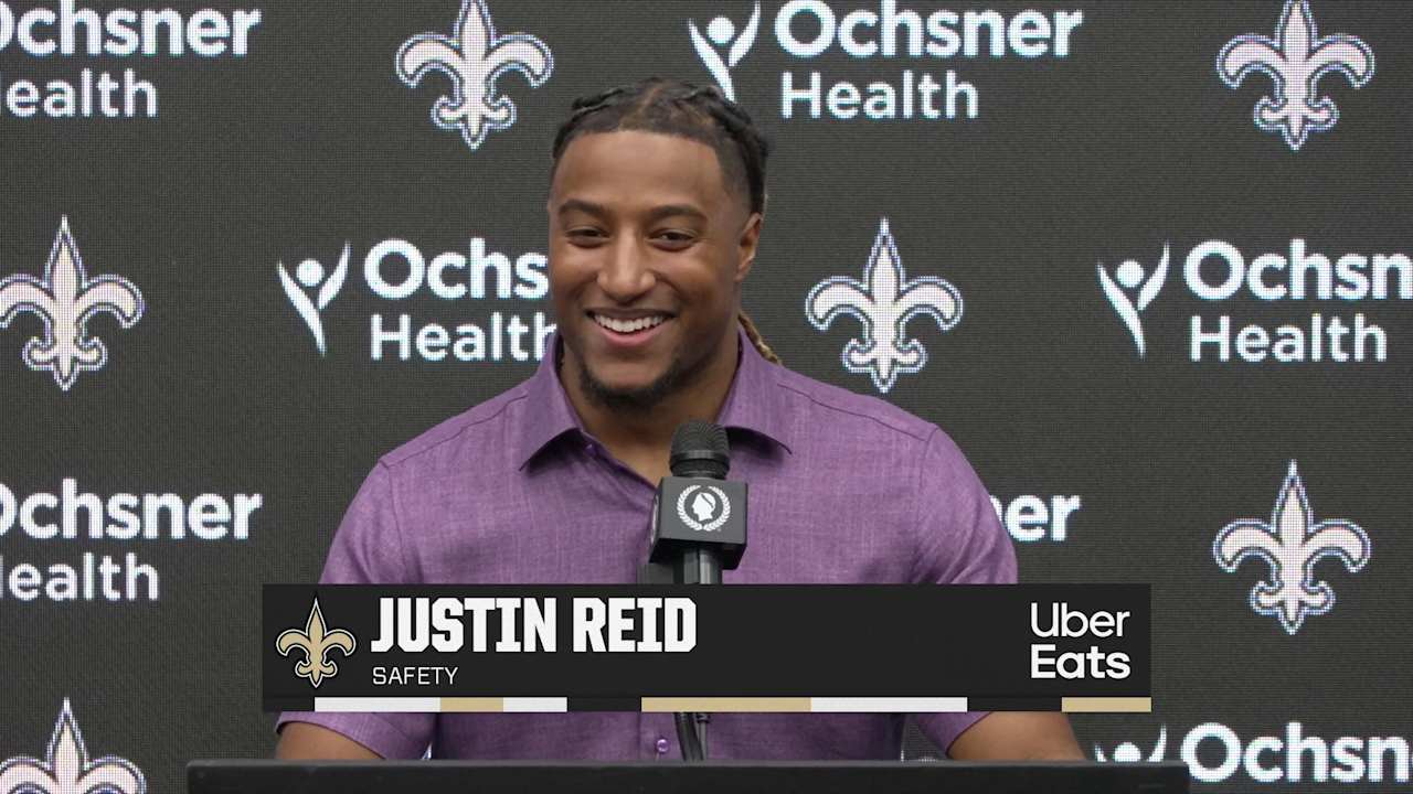 Justin Reid Introductory Press Conference | New Orleans Saints