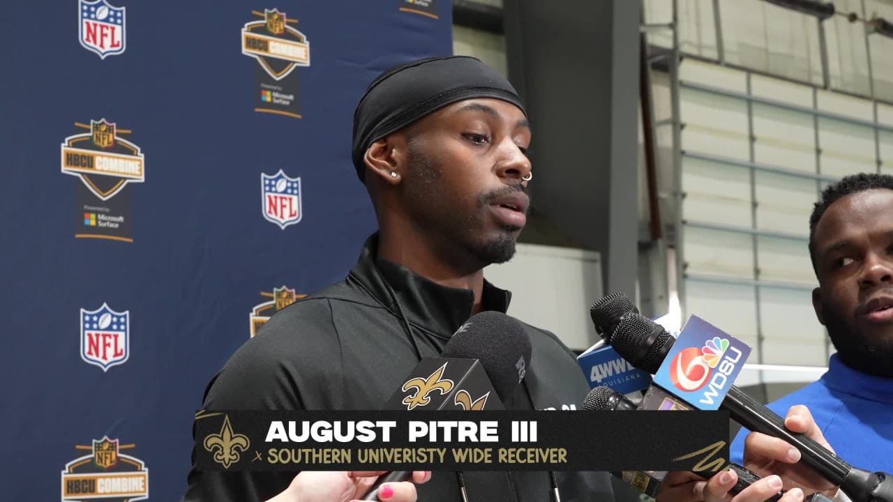 2024 HBCU Combine: Southern WR August Pitre on NFL Draft