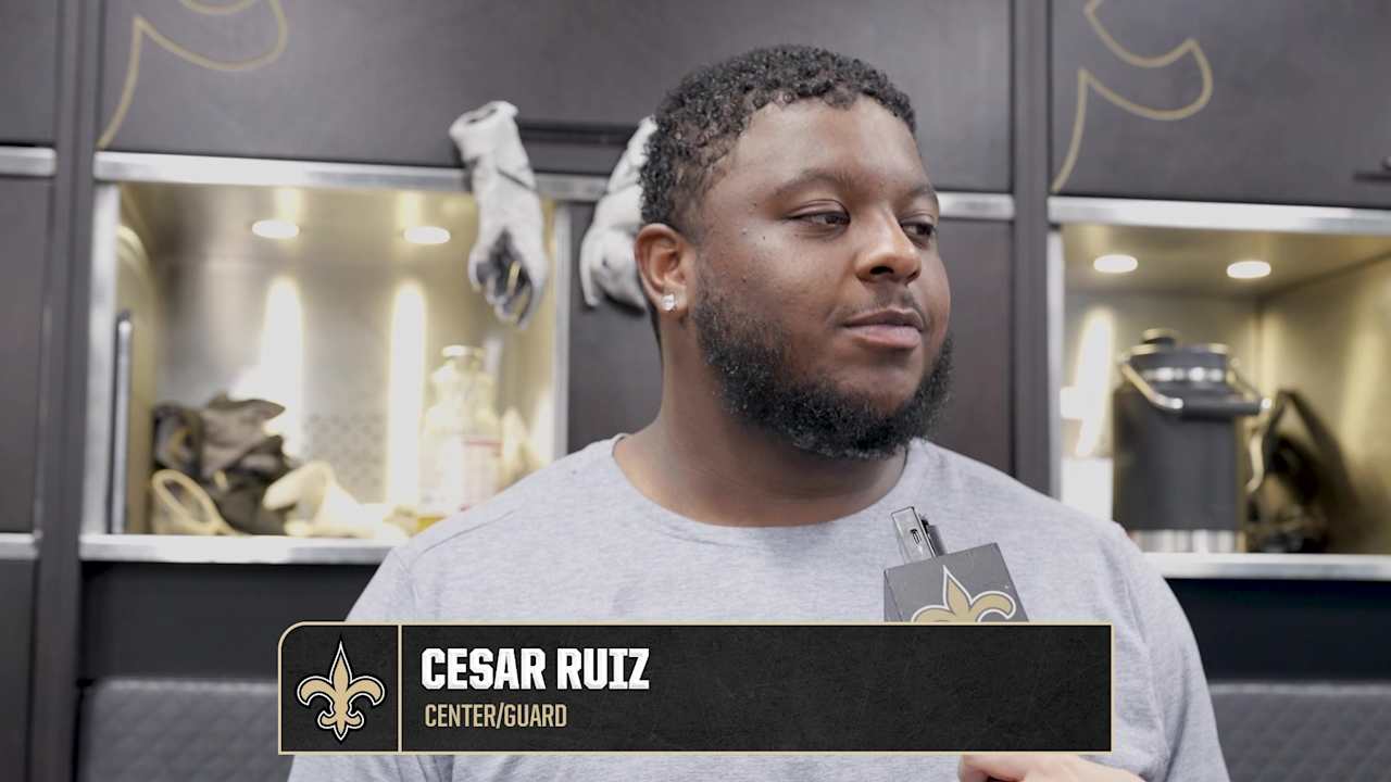 Cesar Ruiz on recovery from injury, explosive plays | Patriots vs ...