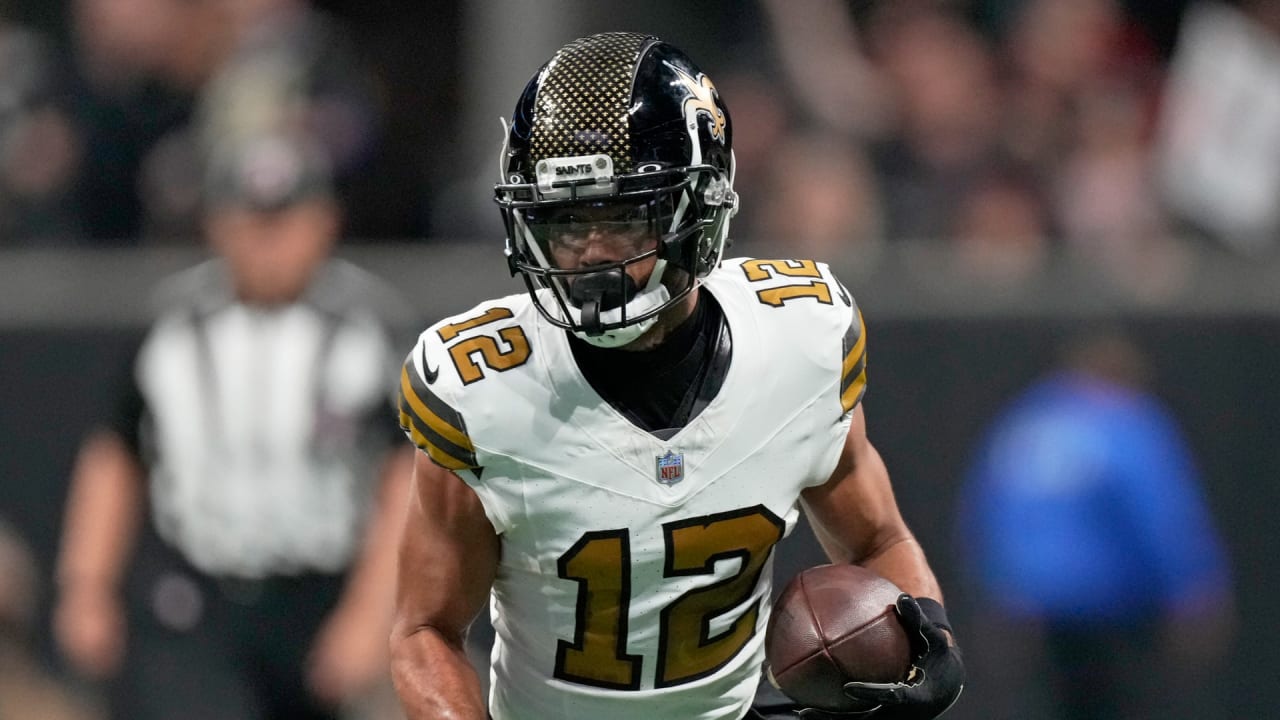 Receiver Chris Olave produced huge first half for New Orleans Saints ...