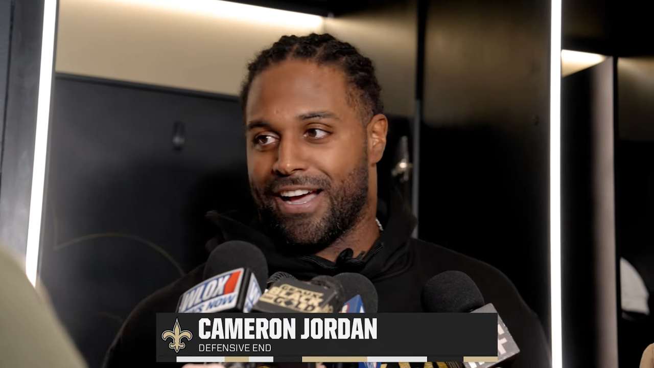 Cam Jordan on Saints Defense stopping the run vs. Browns