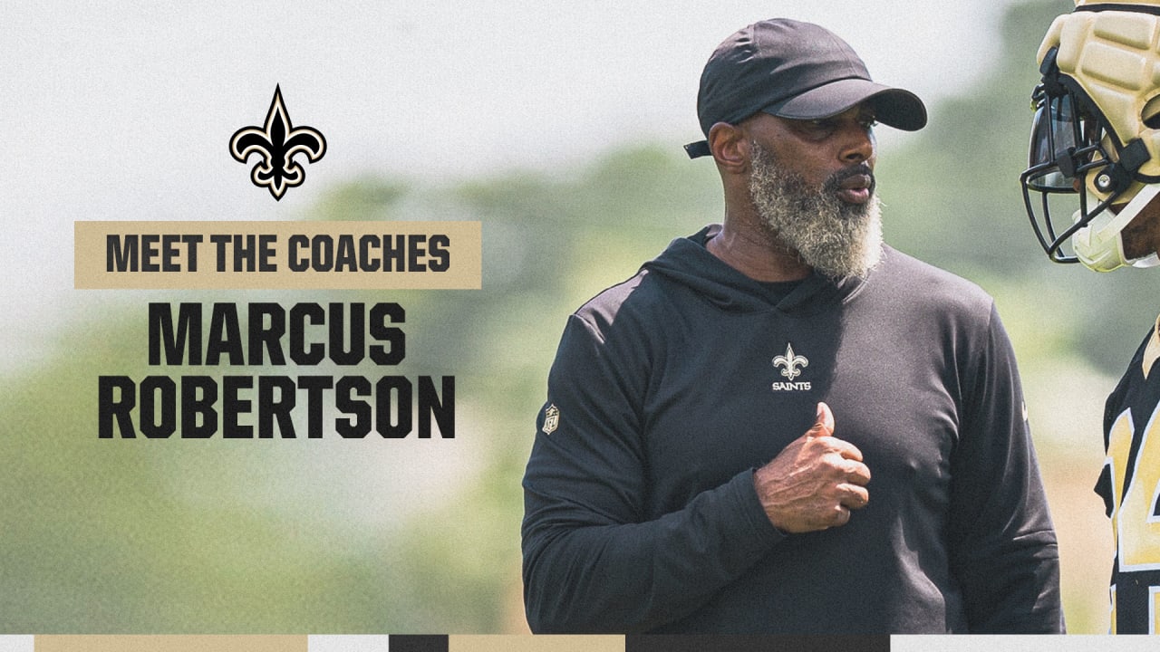 Marcus Robertson | Meet the 2024 New Orleans Saints Coaches
