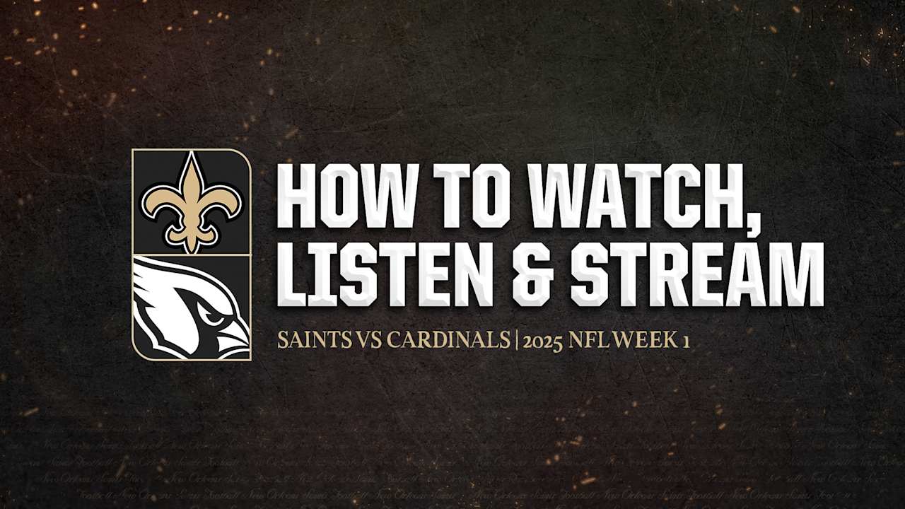Cardinals vs. Saints: How to Watch, Stream Game, Listen