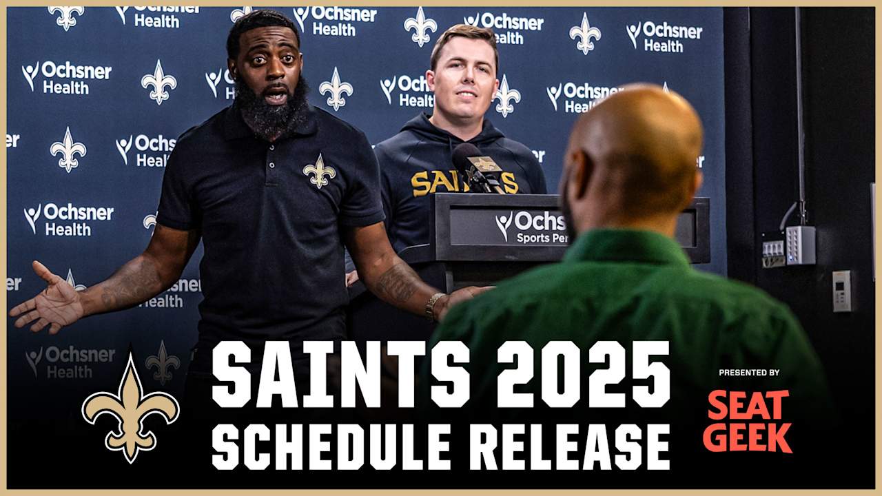 Saints 2025 Schedule Release Video