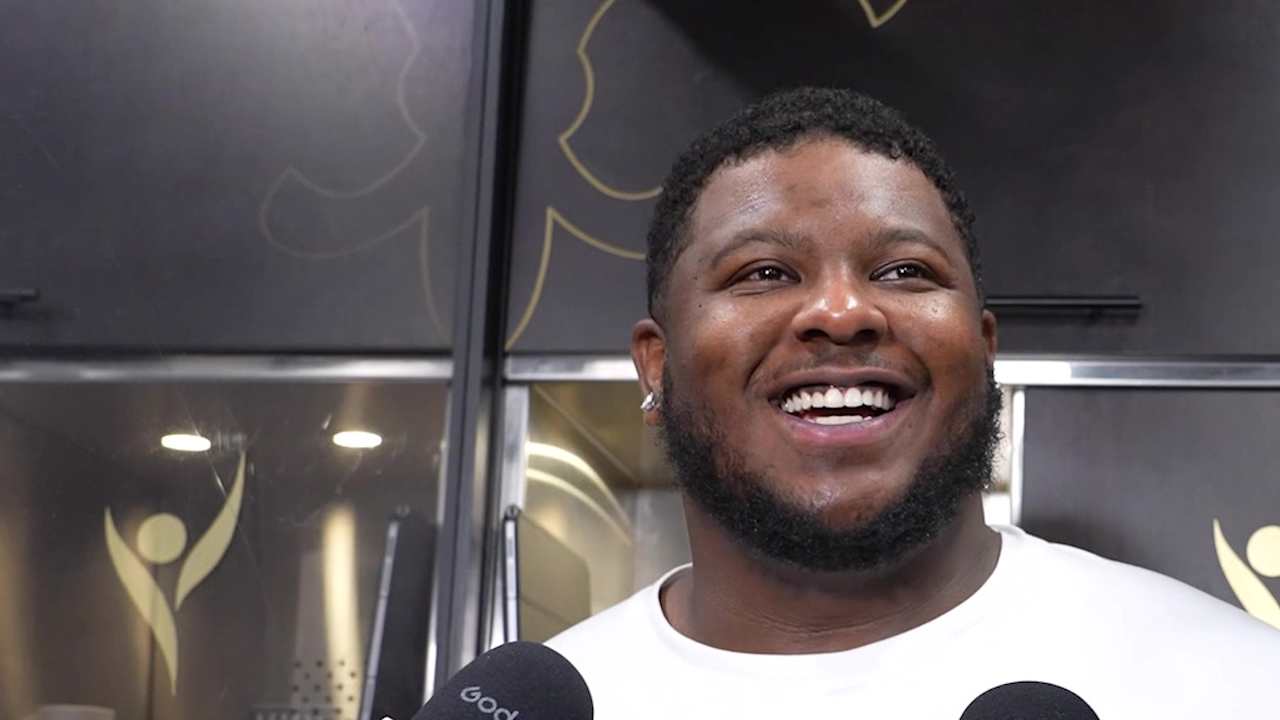 Cesar Ruiz on Cowboys defensive line, Landon Young | Saints vs. Cowboys ...