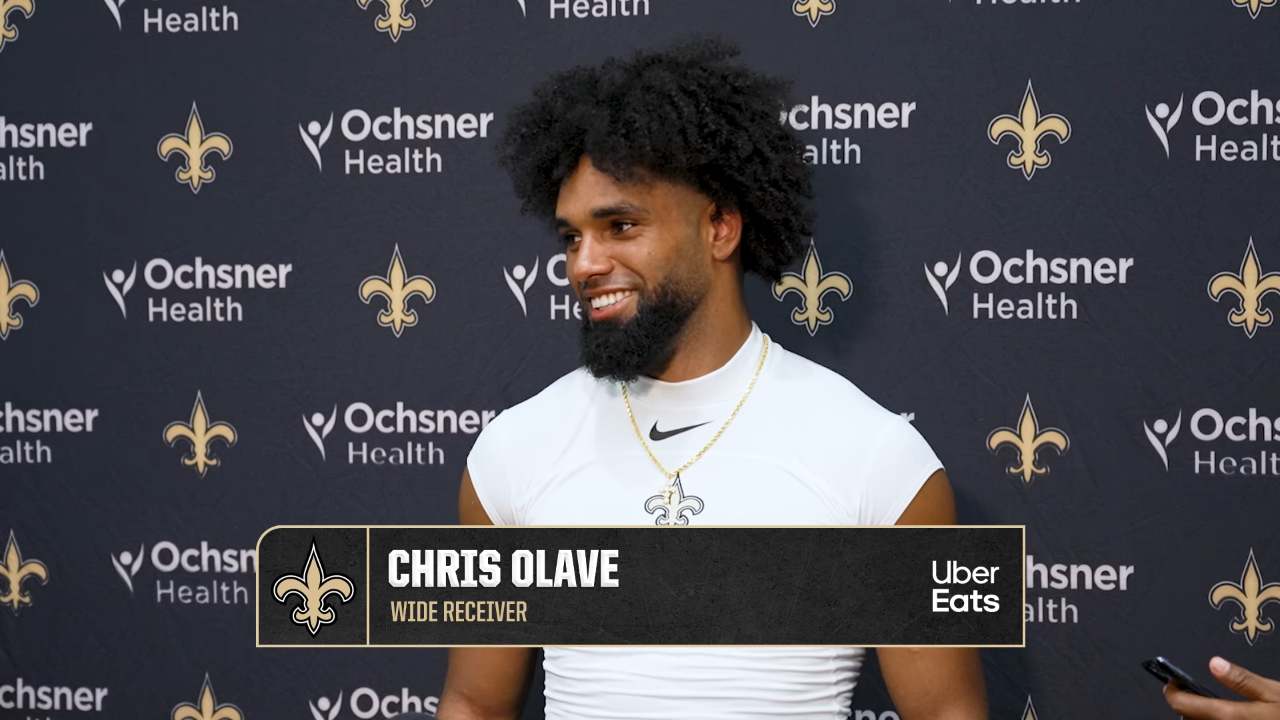 Saints Training Camp 2025: Chris Olave on Kellen Moore, quarterback room