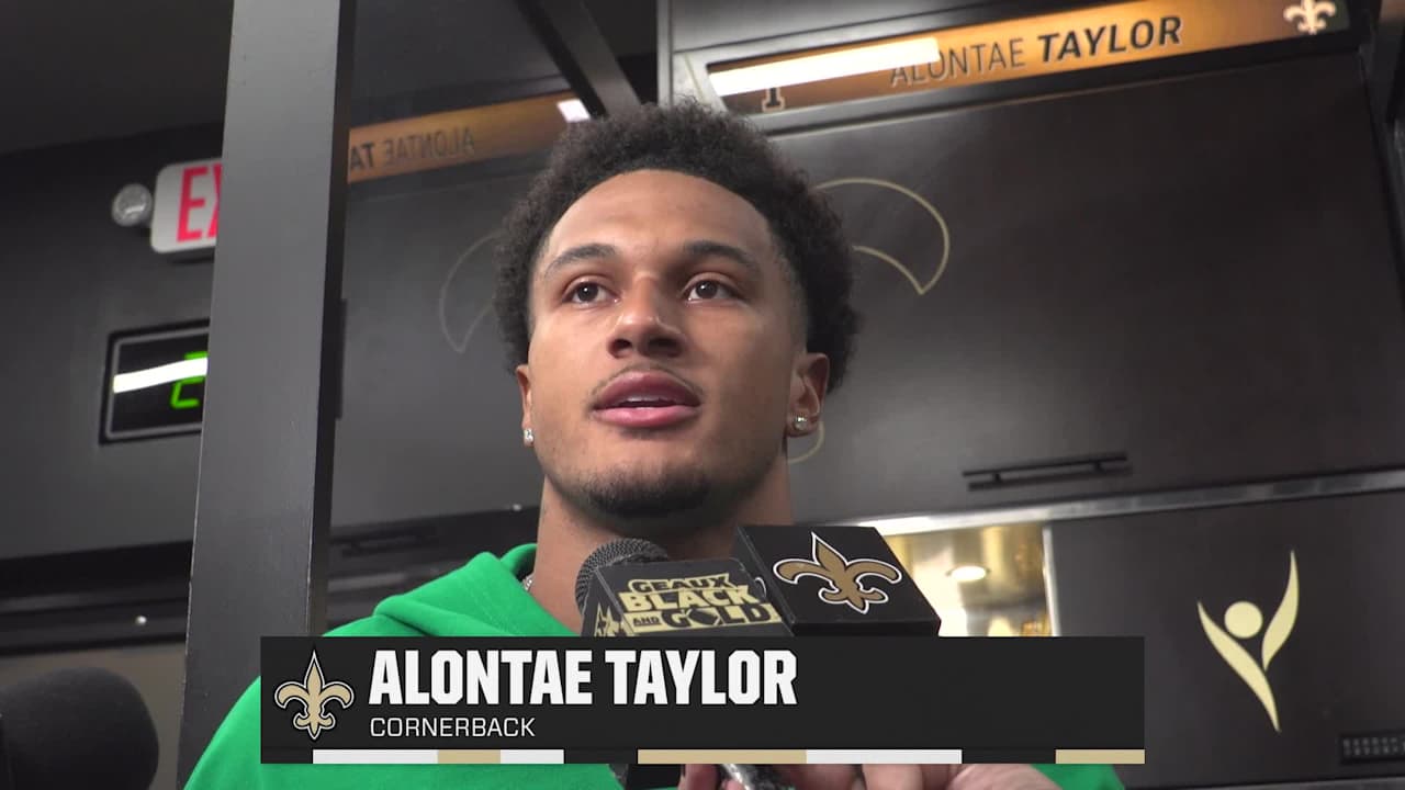 Saints CB Alontae Taylor talks position change, Kool-Aid McKinstry