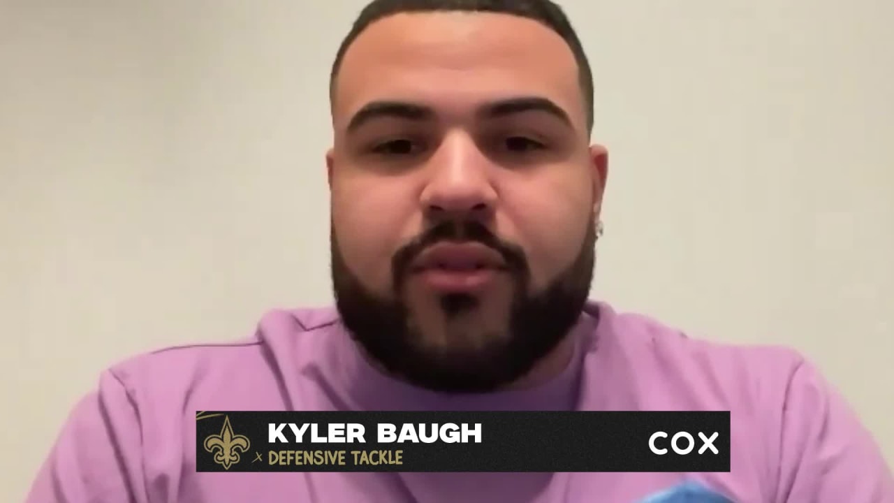 Kyler Baugh's first interview with New Orleans Saints