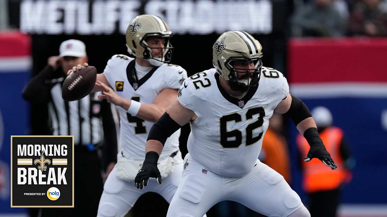 Saints Morning Break: Derek Carr, Alvin Kamara, Erik McCoy, and Lucas ...