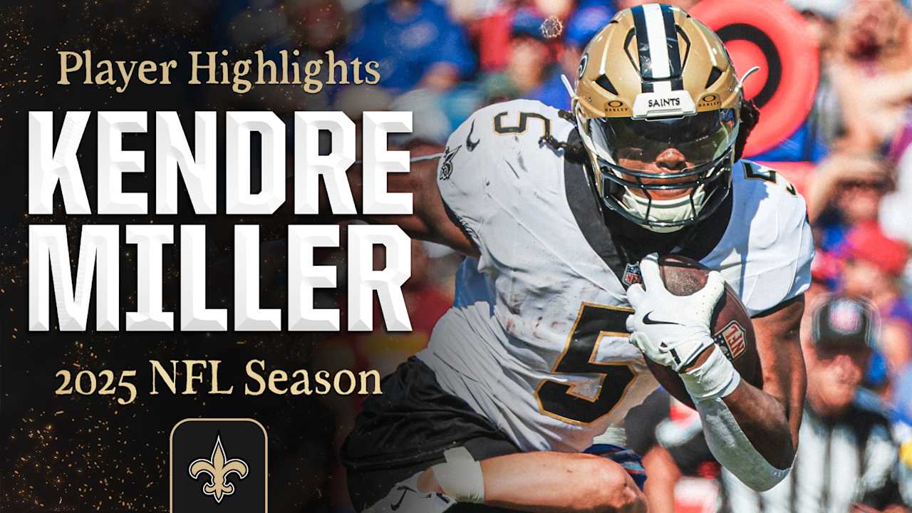 Kendre Miller Highlights | 2025 NFL Season