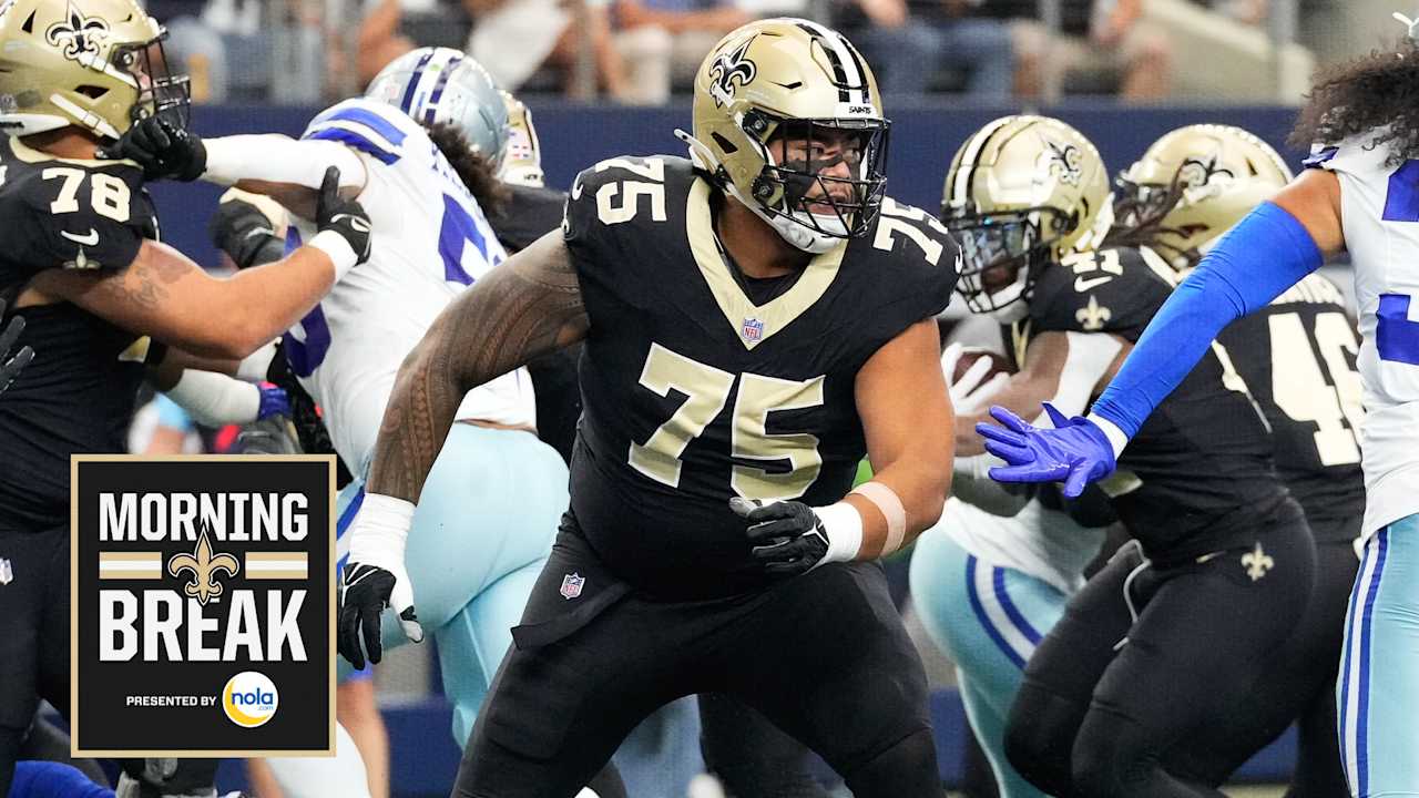 Saints Morning Break: Saints offensive line putting up strong ...
