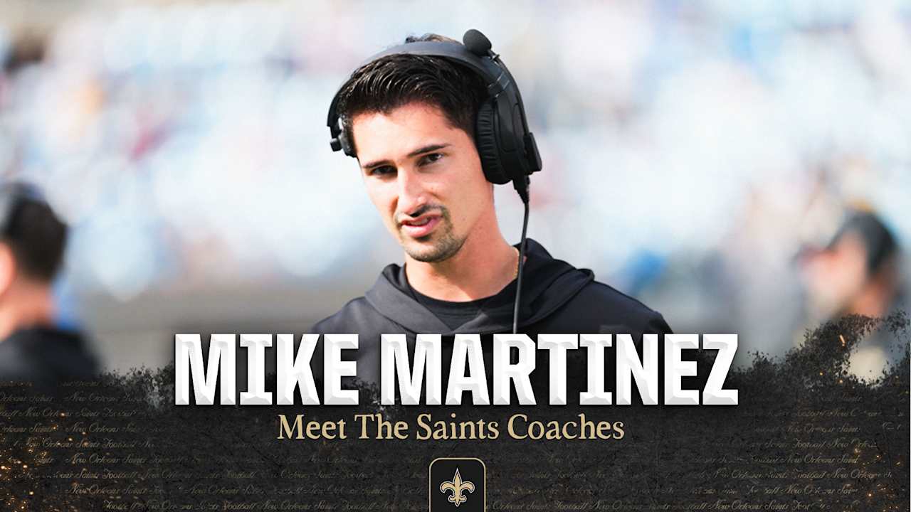 Mike Martinez | Meet the 2025 New Orleans Saints Coaches