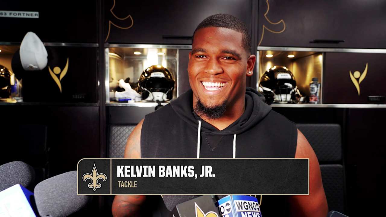 Kelvin Banks Jr. on chemistry with Spencer Rattler | Cardinals vs ...