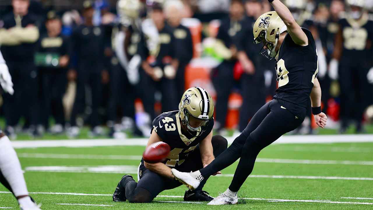 Saints K Blake Grupe's 34-yard FG opens scoring vs. Eagles