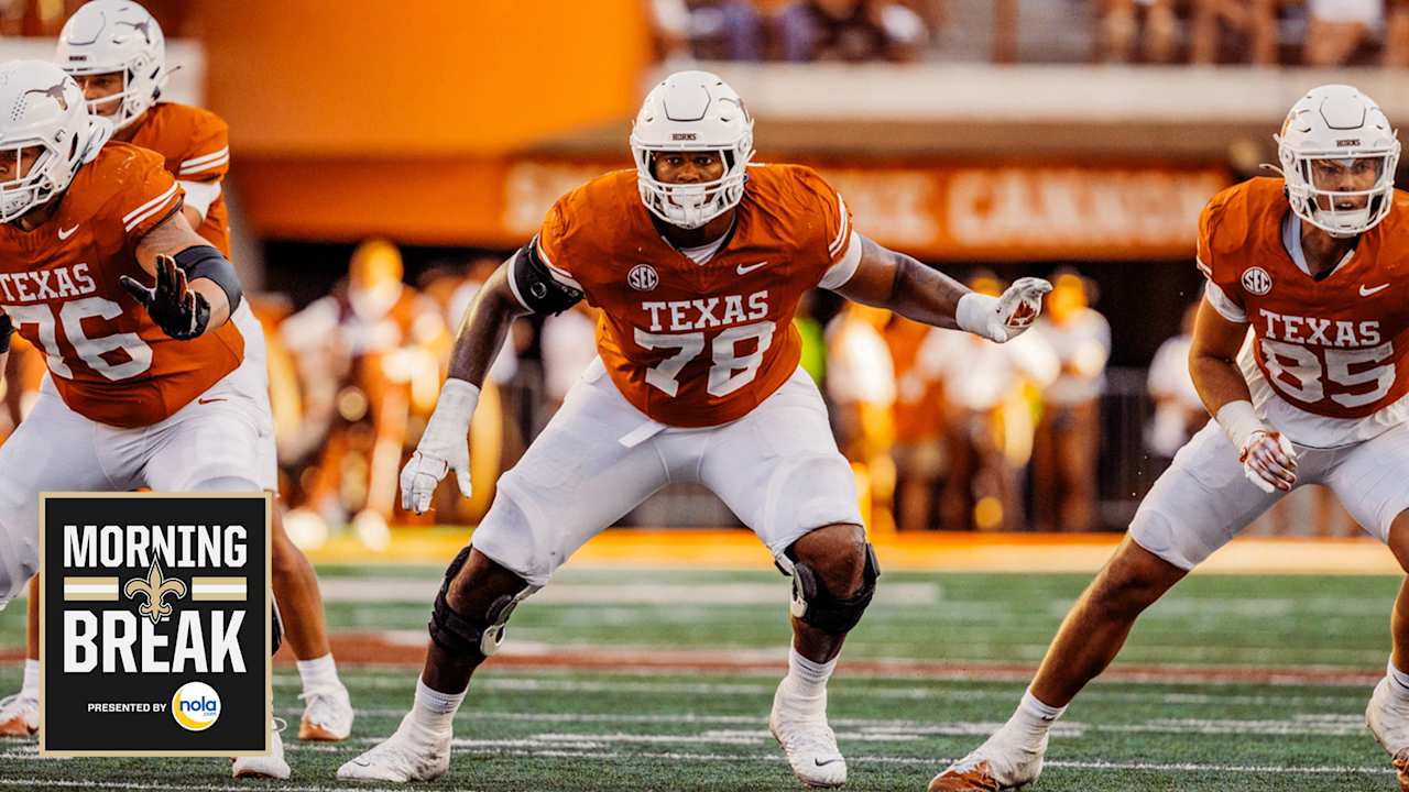 Morning Break: Kelvin Banks Jr. selected ninth overall by the Saints in ...