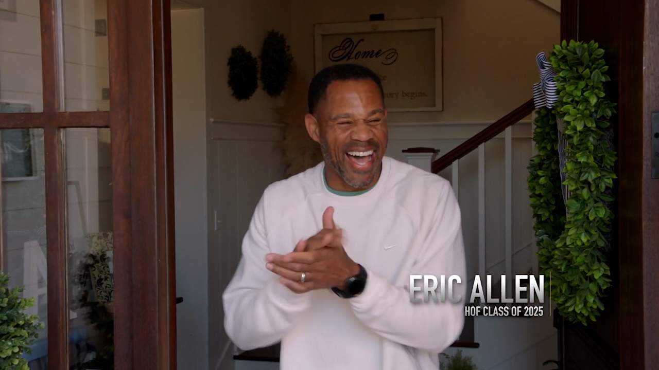 Eric Allen receives Hall of Fame door knock from Randall McDaniel