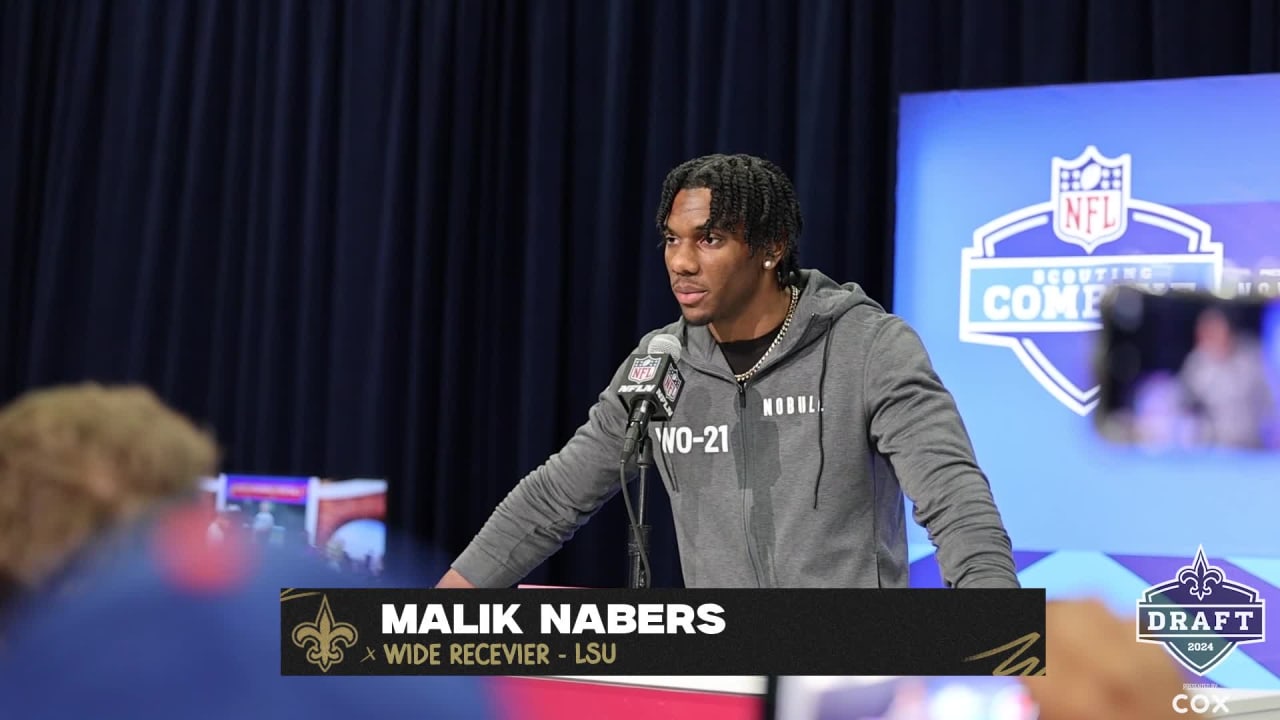 LSU WR Malik Nabers interview | 2024 NFL Scouting Combine