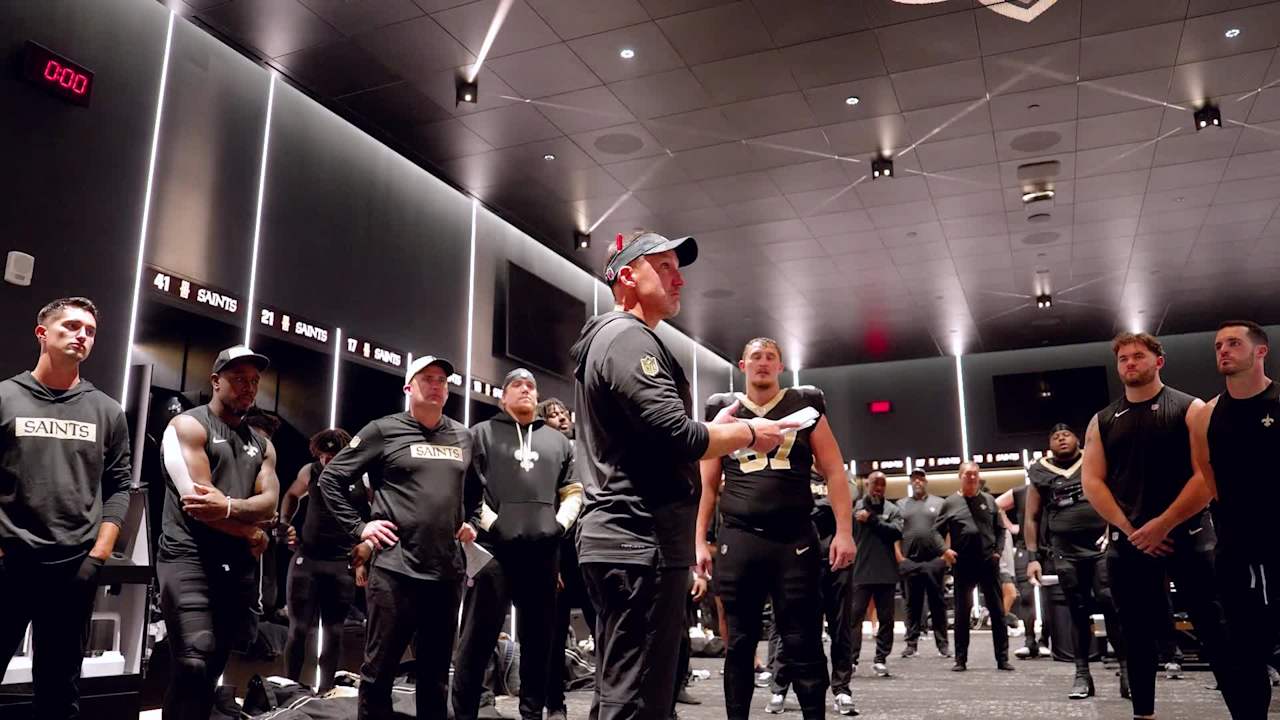 Go Inside the Saints locker room after their Week 1 Win