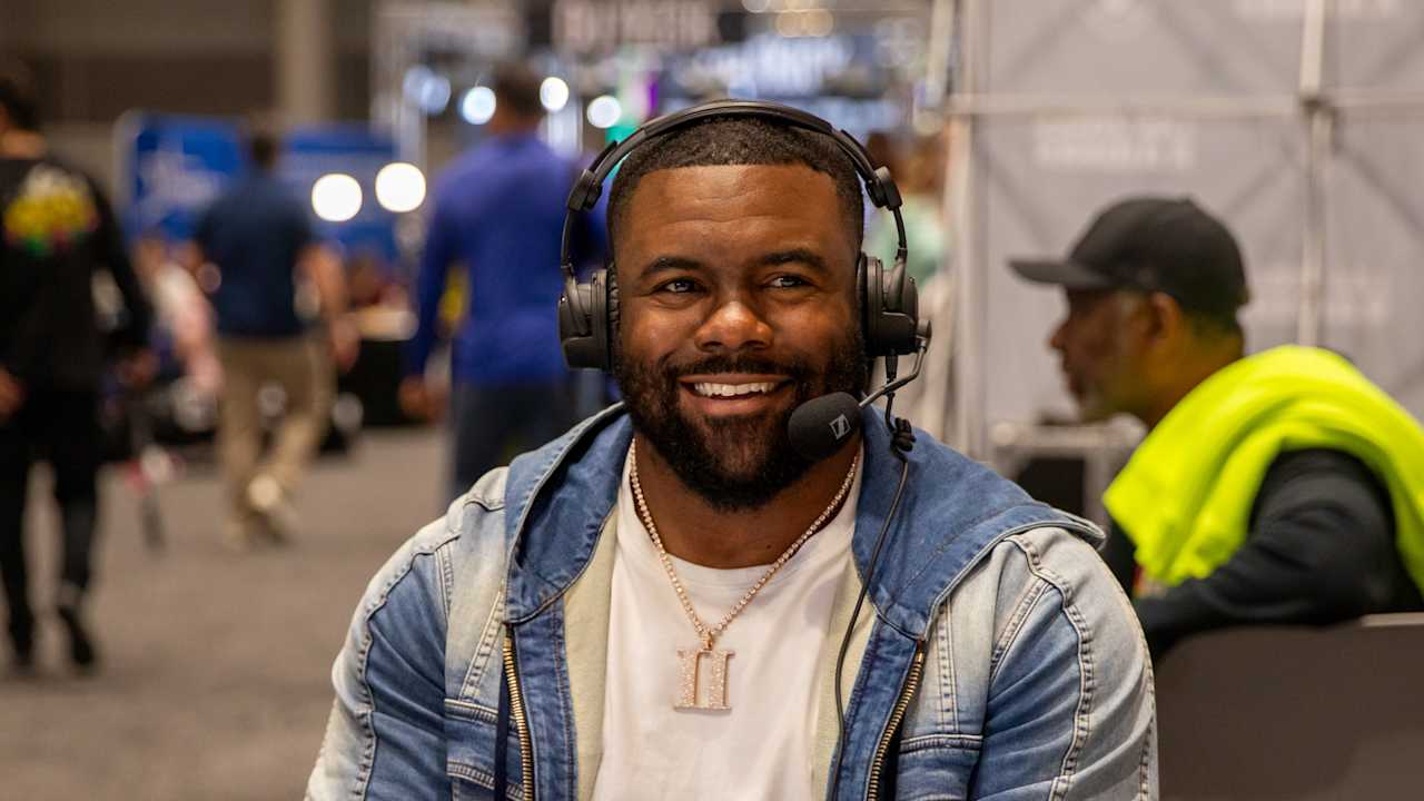 Photos: Super Bowl LIX Media Center Radio Row Interviews