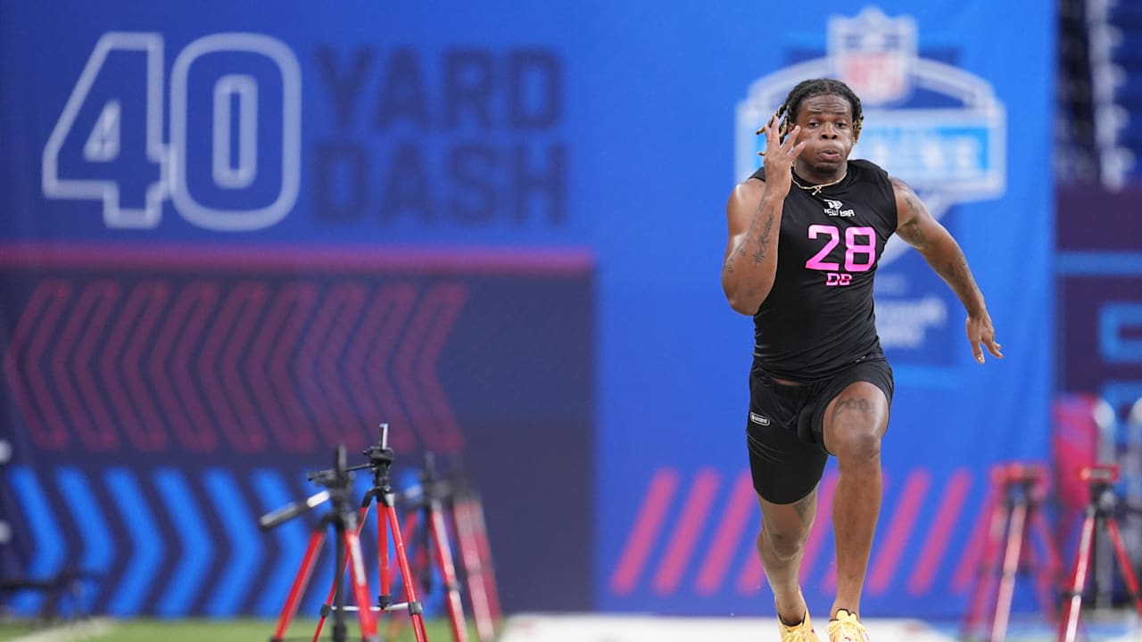 Quincy Riley runs official 4.48-second 40-yard dash at 2025 combine