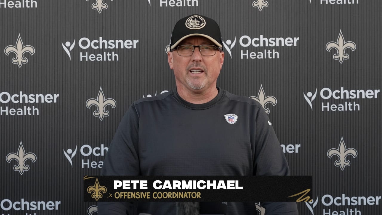 Pete Carmichael talks pass protection, Jimmy Graham 12/19/2023