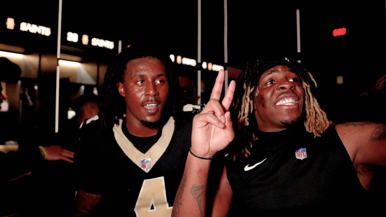 Saints Club Dub Celebration after Win vs. Giants