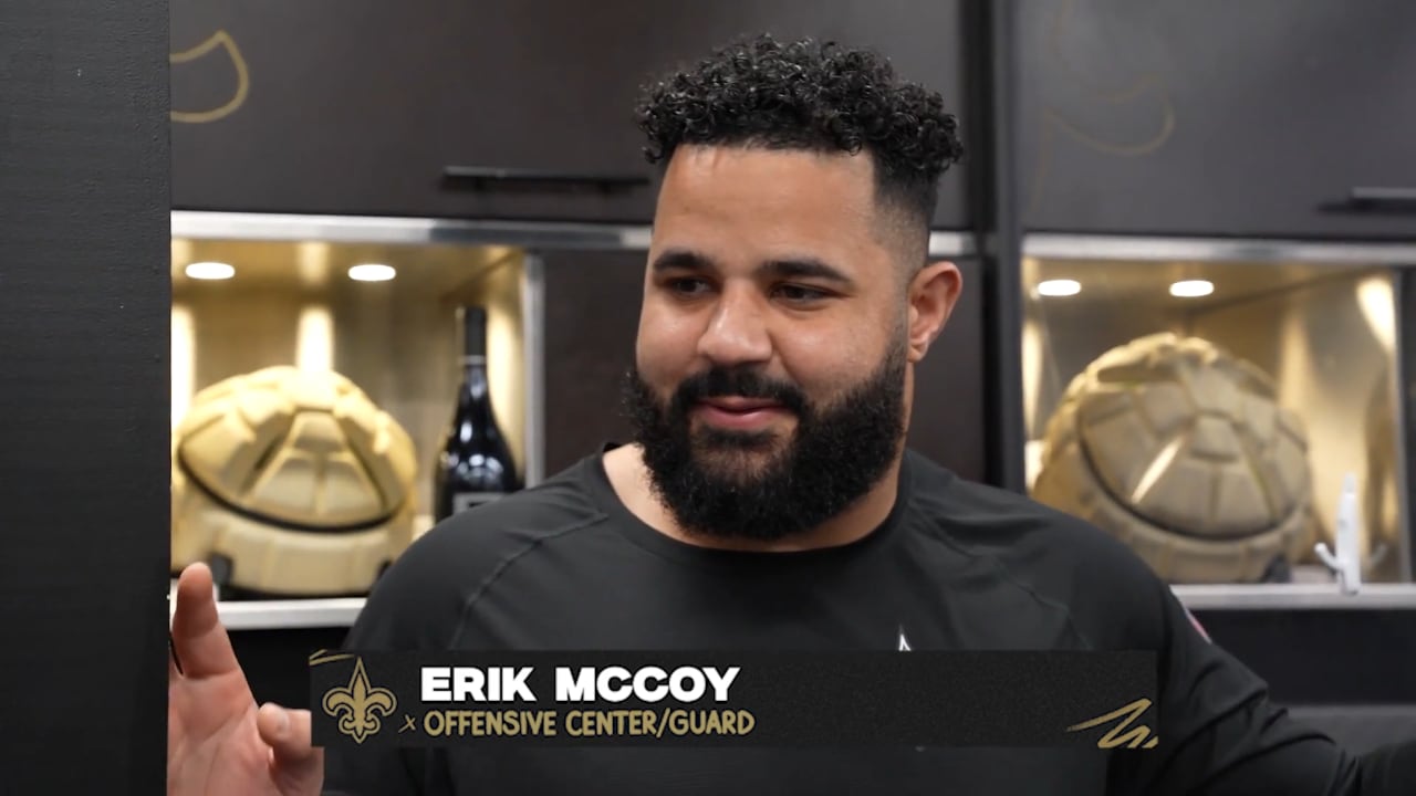 Saints C Erik McCoy's End of Season Interview | 2023 NFL