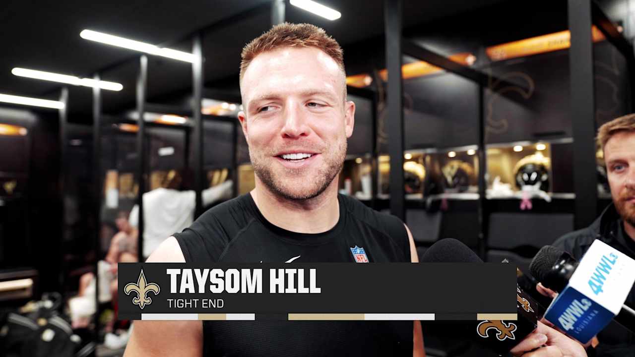 Taysom Hill on being named a team captain, game vs Carolina | Saints vs ...