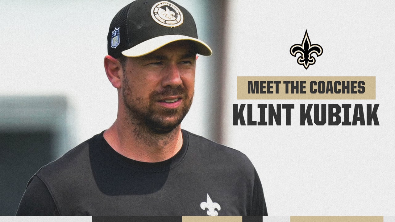 Klint Kubiak | Meet the 2024 New Orleans Saints Coaches