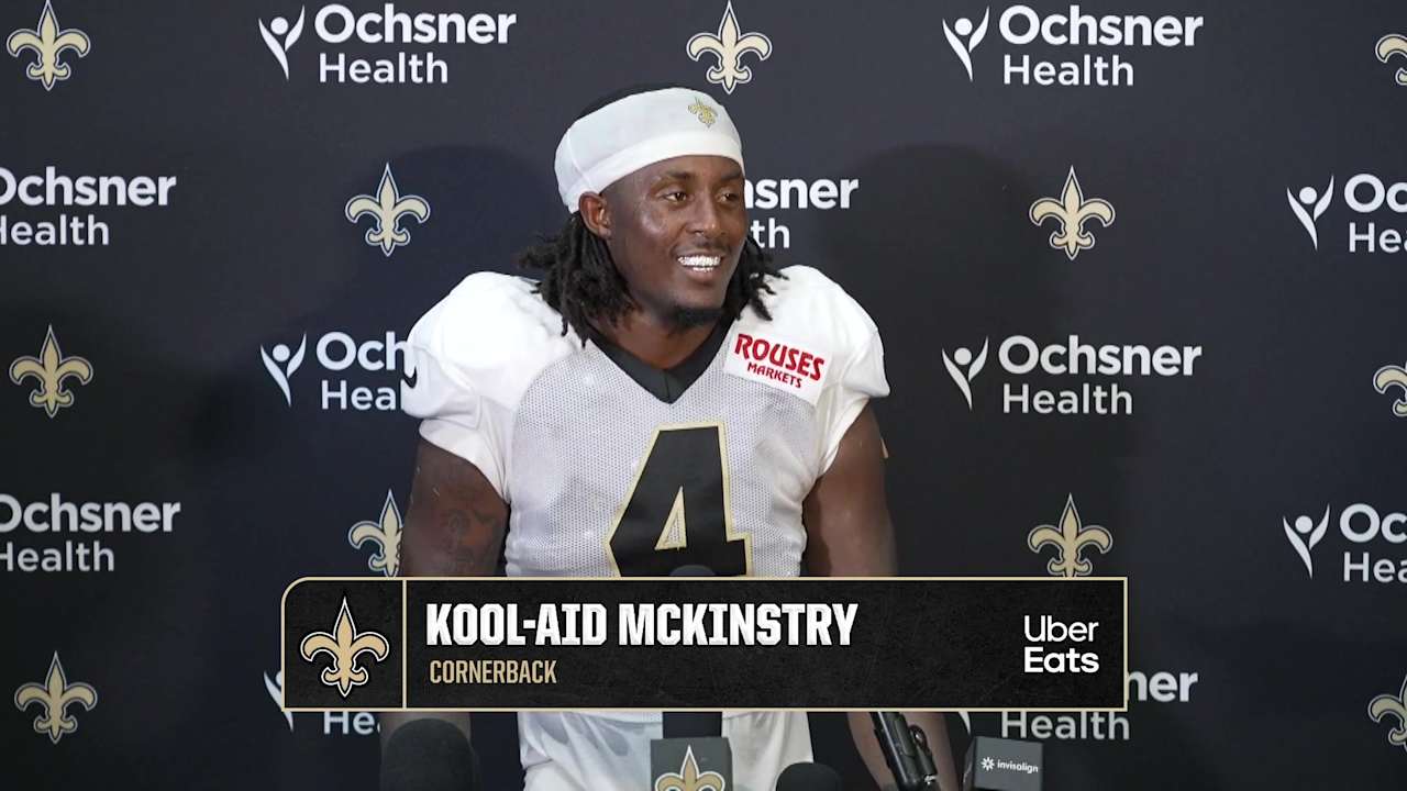 Saints Training Camp 2025: Kool-Aid McKinstry on year 2 leap, playing ...