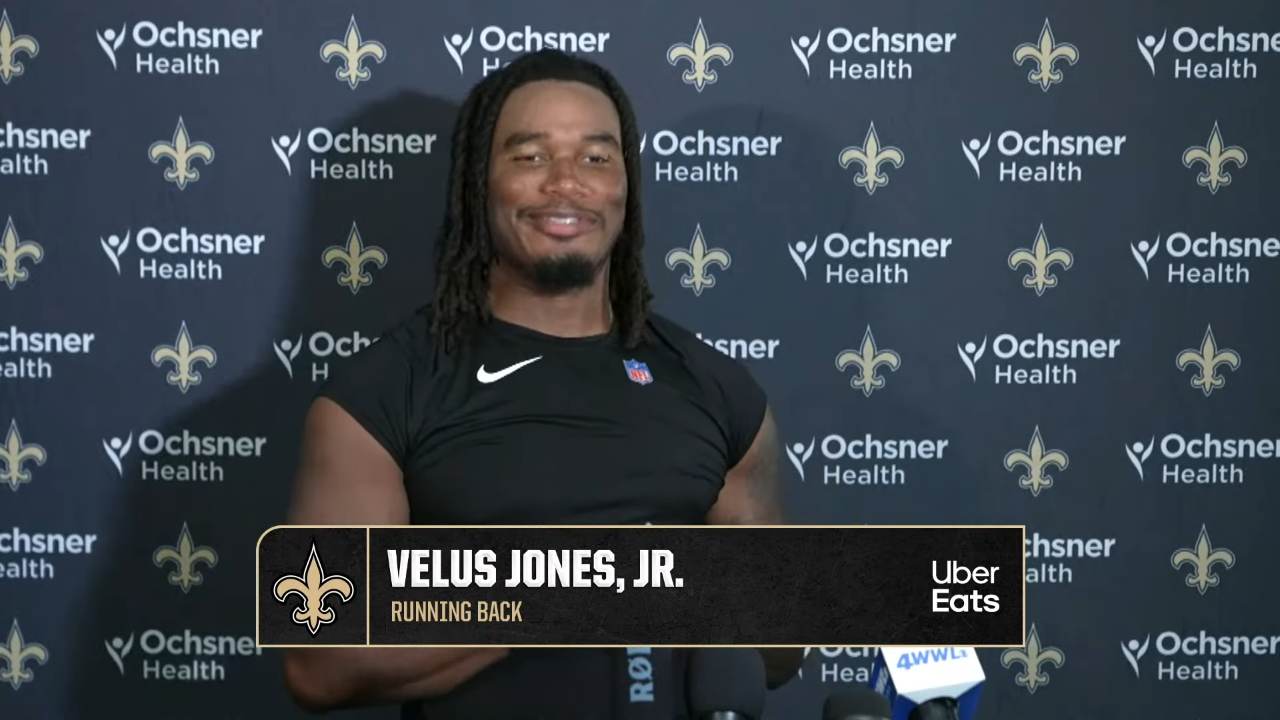 Saints Training Camp 2025: Velus Jones Jr. on long practice, his speed
