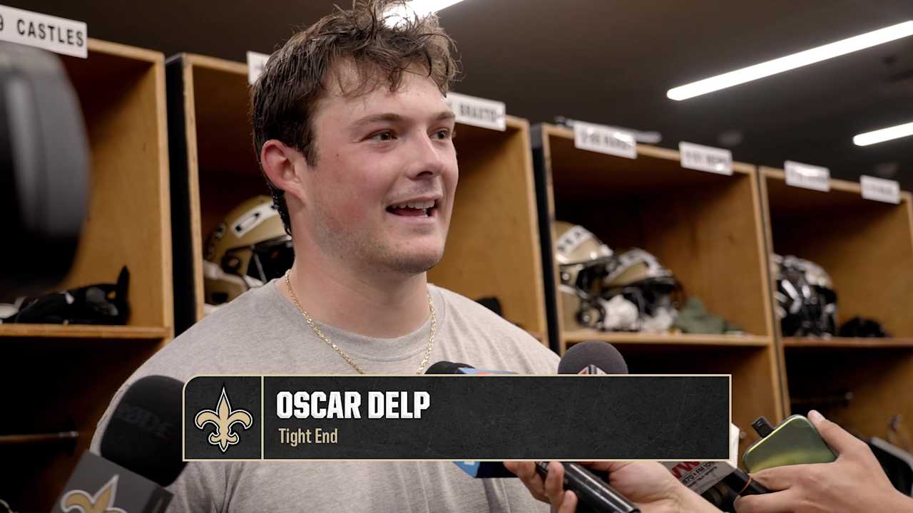 Oscar Delp on special teams, learning playbook | Saints Rookie Minicamp