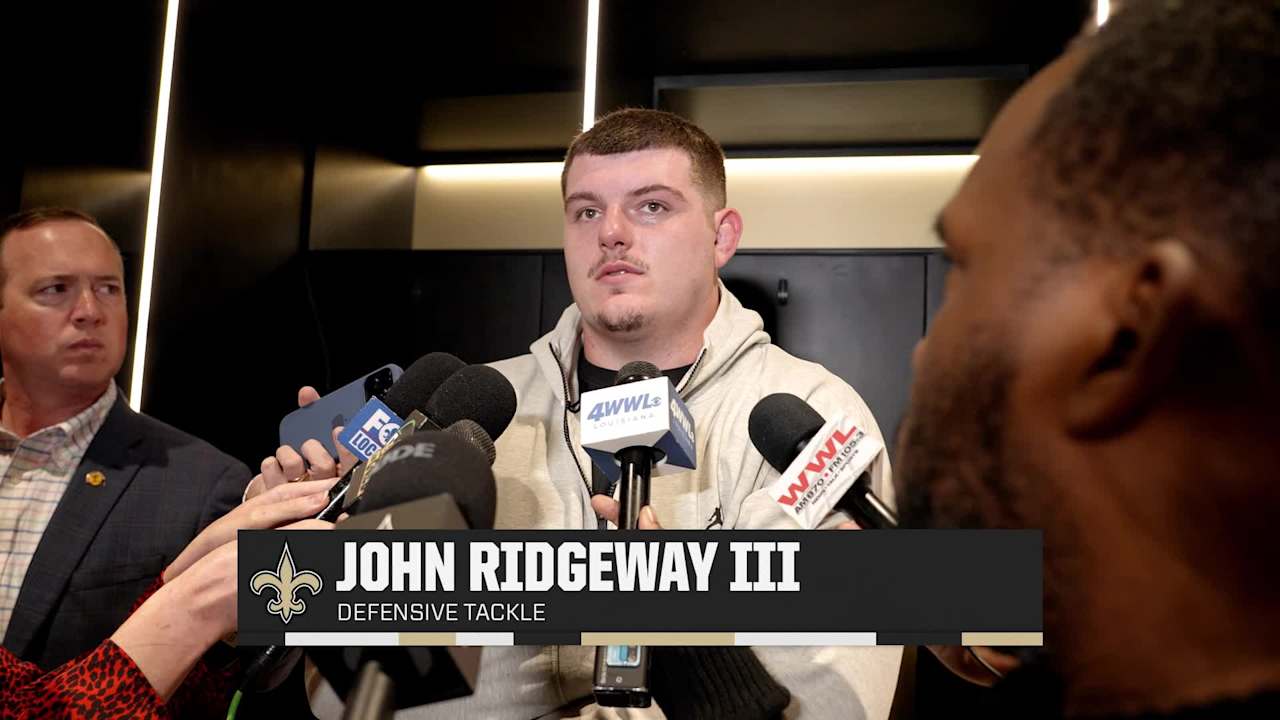 John Ridgeway "We just need to finish stronger" | Saints-Rams Postgame