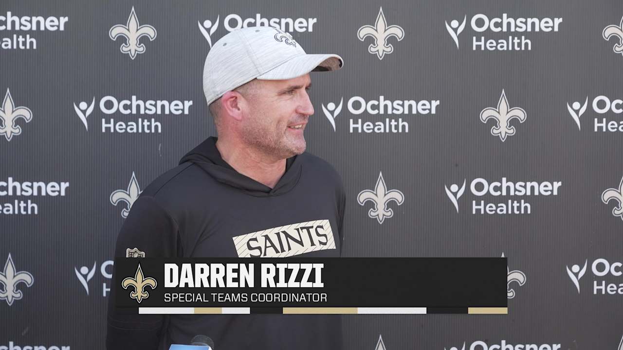 Darren Rizzi on kickoff return rule, field goal trends | Saints vs ...