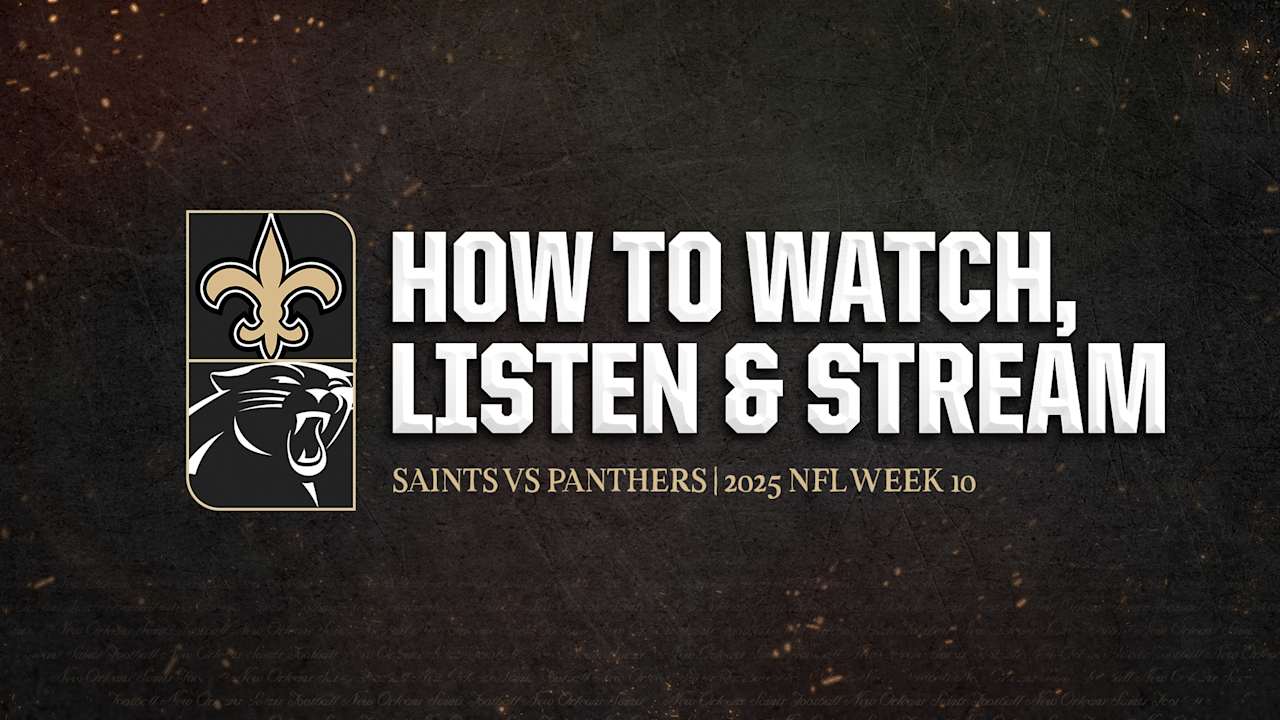 Panthers vs. Saints: How to Watch, Live Stream Game, Listen