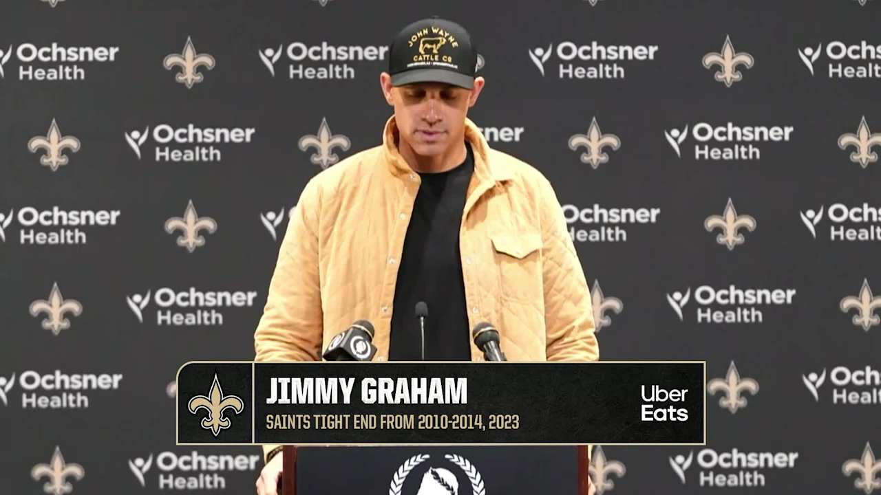 Saints legend Jimmy Graham talks retirement, career in New Orleans