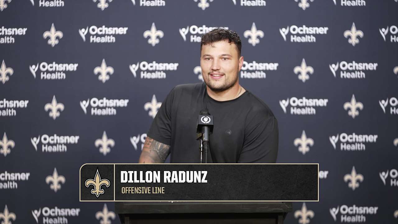 Dillon Radunz talks re-signing with Saints 3/13/2026